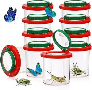 Amazon.com: Coloch Set of 10 Insert Bug Viewer for Kids, Magnifying ...