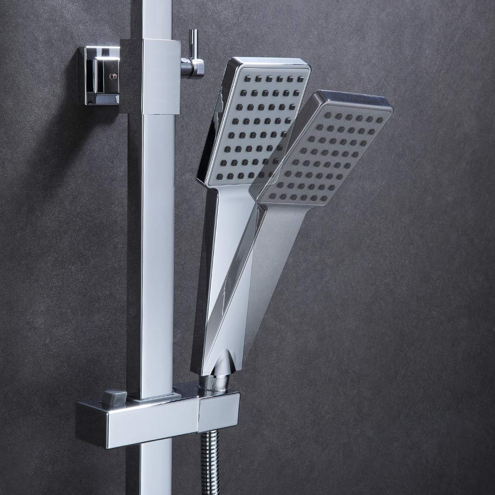 Auralum® Complete Shower Rail Set / Shower Column System with ...