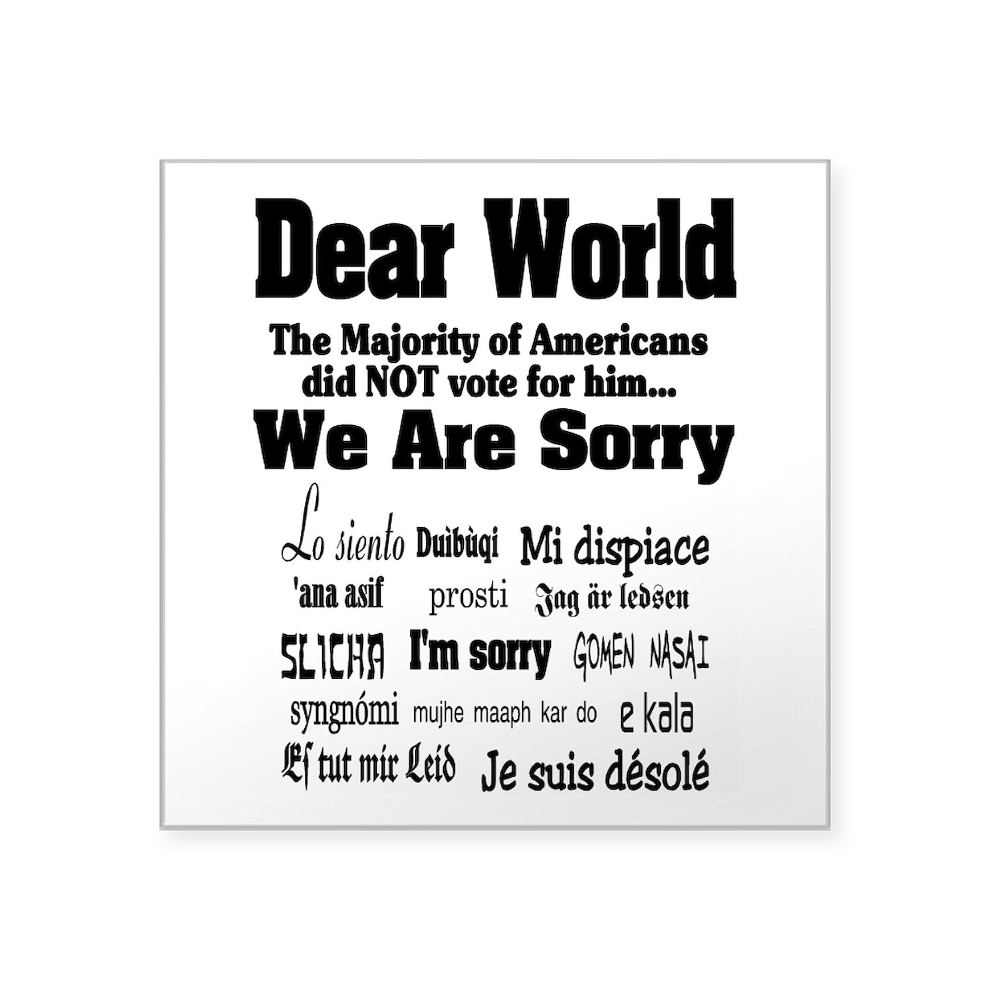 Amazon.com - CafePress Sticker Square Bumper Sticker Car Decal