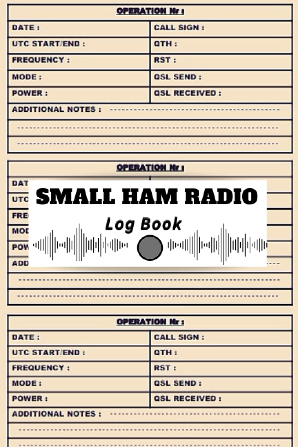 Small Ham Radio Log Book: Amateur Radio Station Logbook, Contact Keeper ...