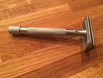 Double Edge Safety Razor |"Thor's Hammer" | Classic 3 Piece Chrome ...
