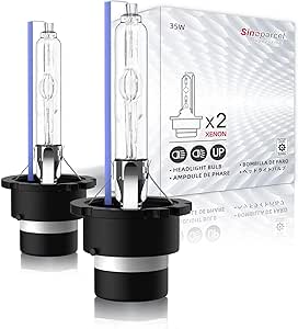 Amazon.com: Sinoparcel New D2S Xenon HID Headlight Bulbs High Low Beam - 8000K 35W 66240 85122UB ...