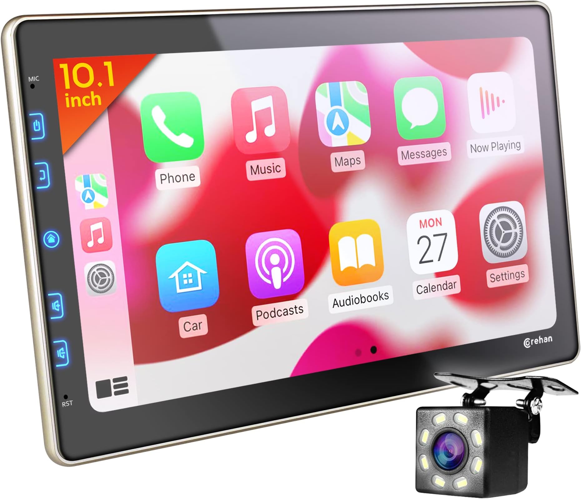 Amazon.com: Double Din Car Stereo - 10 inch Touchscreen Car Radio ...