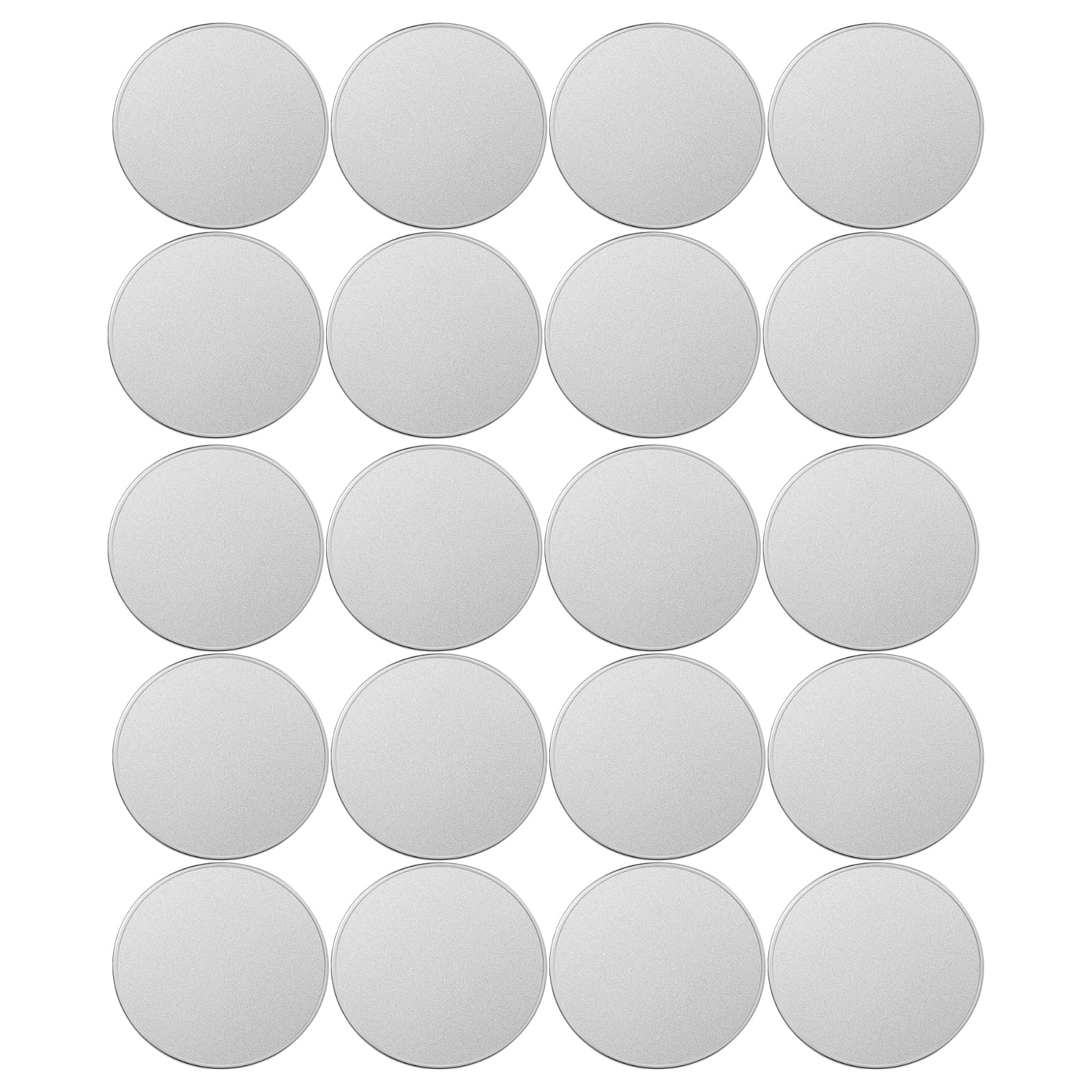 Amazon.com: 20 Pcs Blank Challenge Coins for Engraving, 40 mm Silver ...