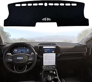 Amazon.com: Dashboard Cover Pad for Ford Ranger Raptor 2023 2024 2025 ...