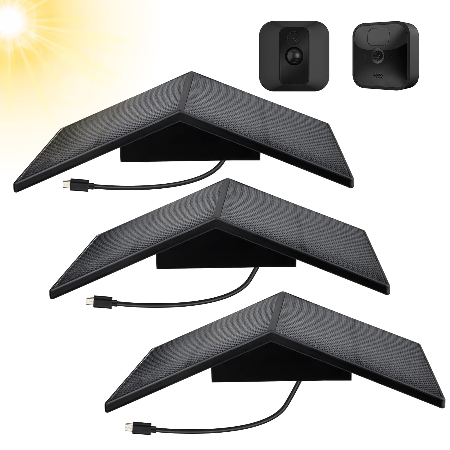 Amazon.com: Solar Panel Compatible with Blink Outdoor (3rd Gen) Blink ...