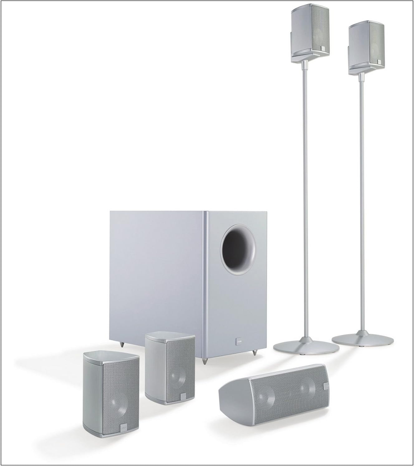 Canton Movie CD 1 5,1 Lautsprecher-System Aluminium/schwarz : Amazon.de ...