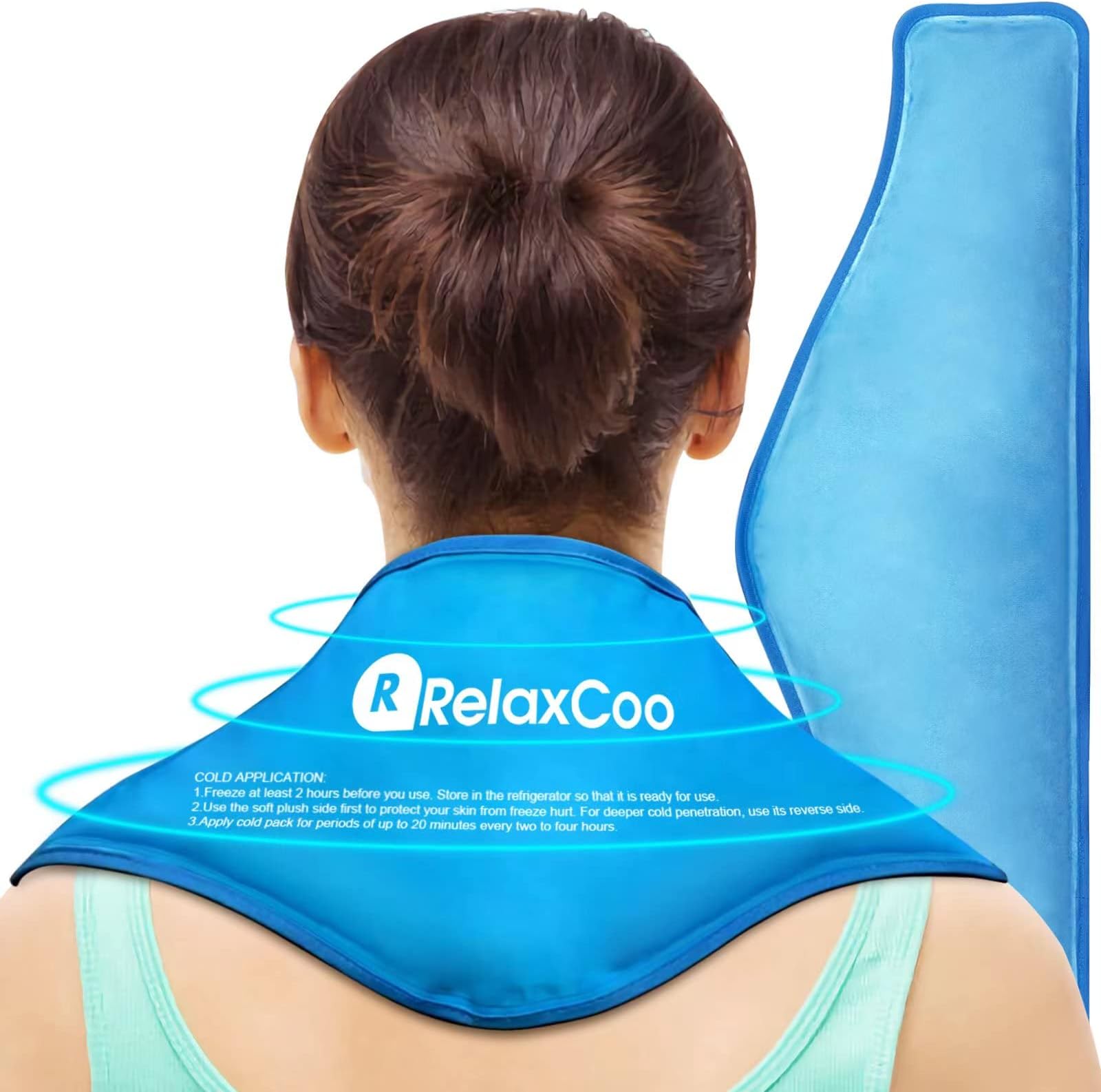 Amazon.com: FlexiKold Gel Neck Ice Pack (23" X 8" X 5") - Reusable Cold ...