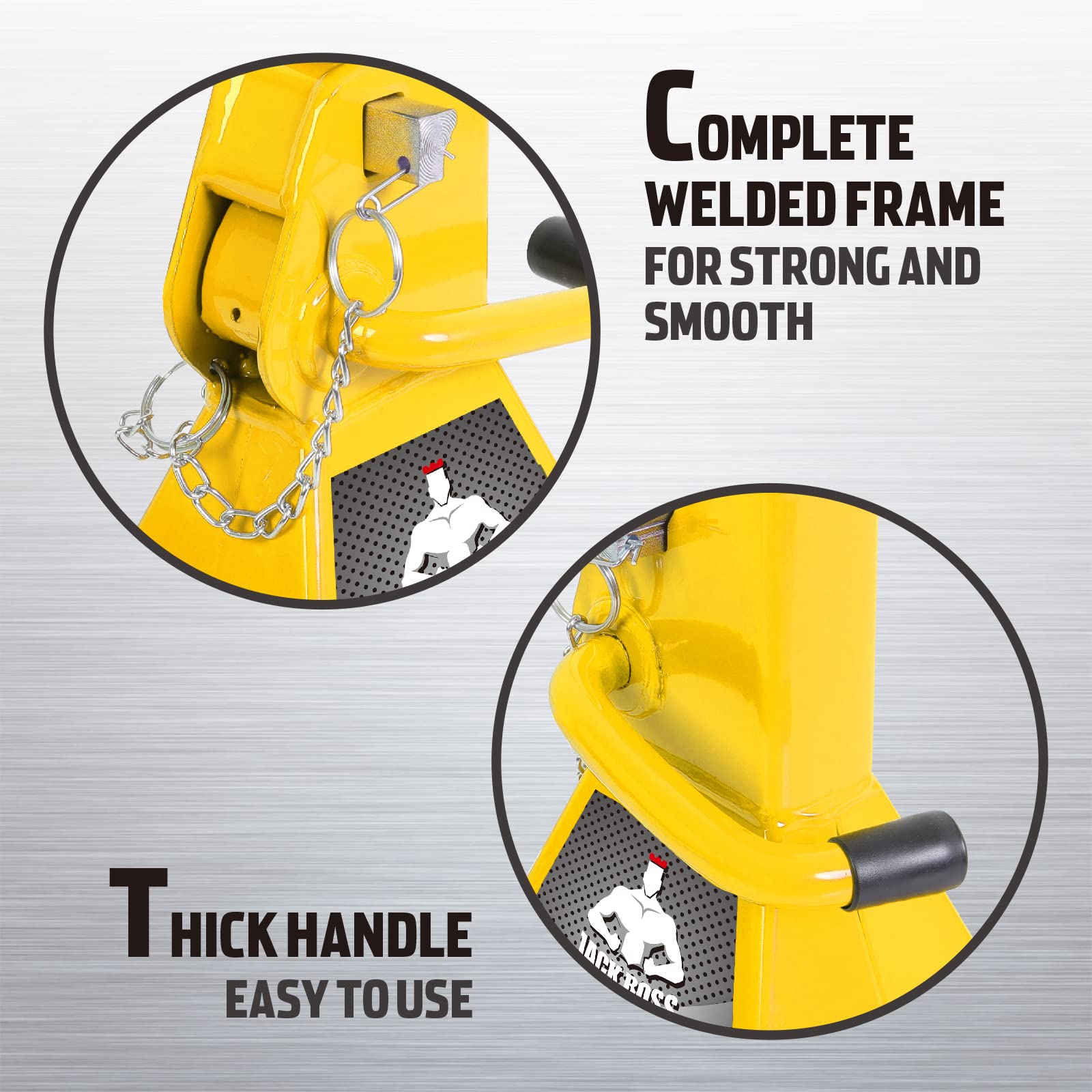 Snapklik.com : Jack Boss Car Jack Stands 3 Ton (6,000 LBs) Capacity ...