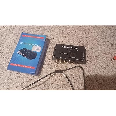 Buy UHF Modulator TV Link Modulator, Universal Composite A/V to RF Coax ...