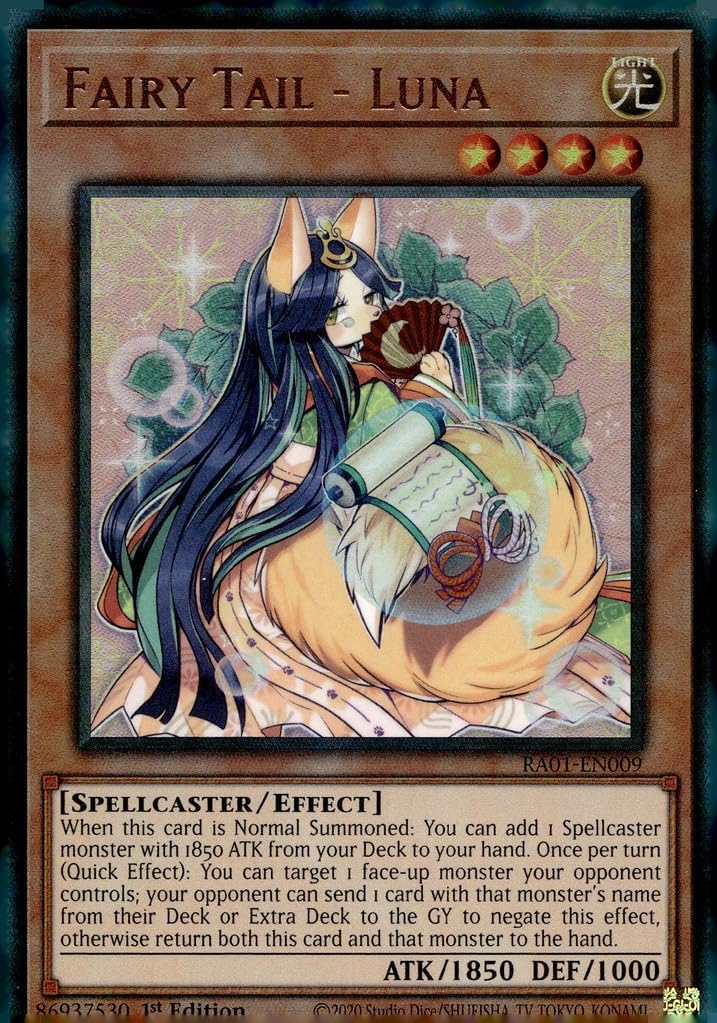 Amazon.com: Fairy Tail - Luna (PUR) - RA01-EN009 - Prismatic Ultimate ...