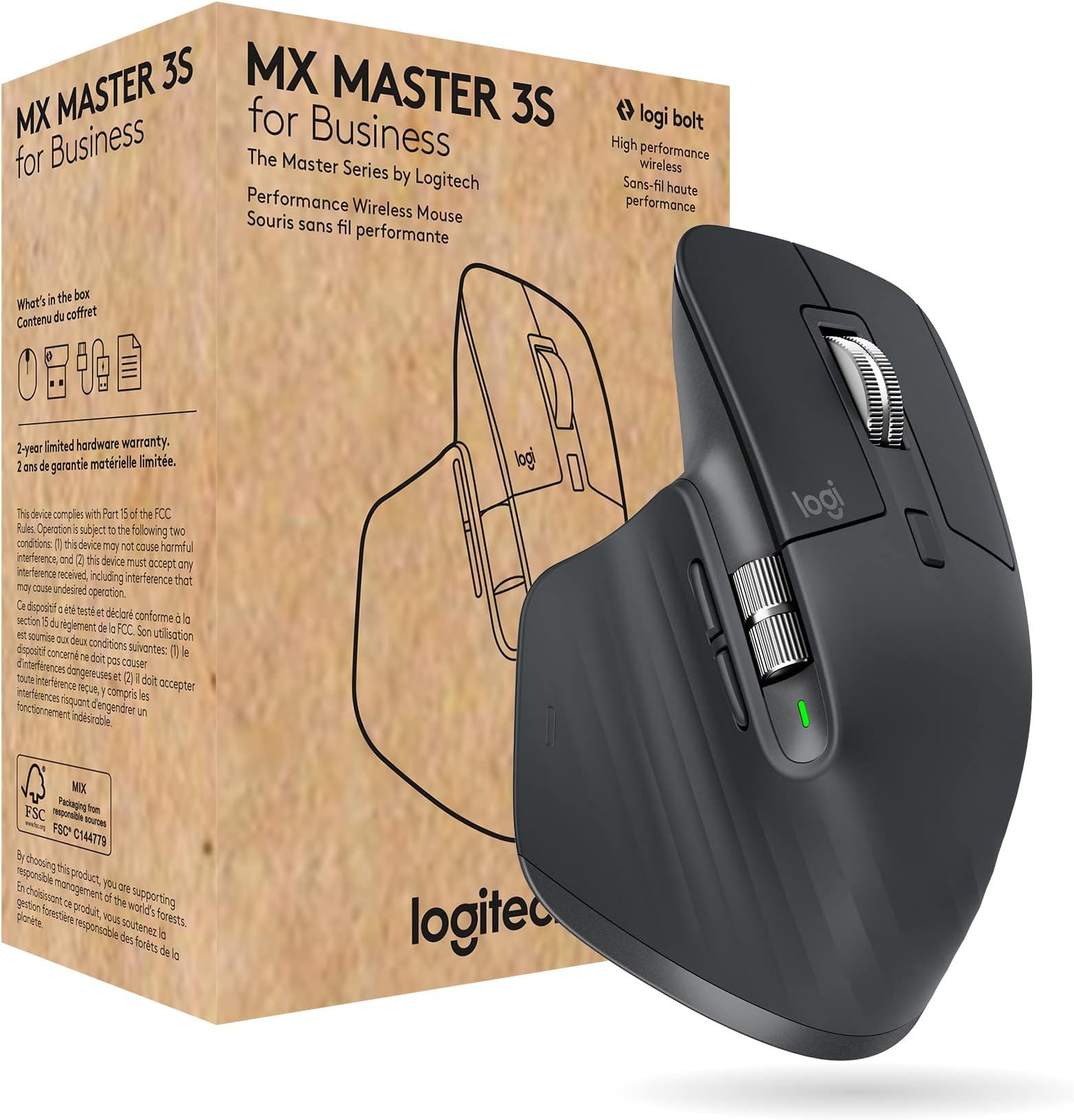 Amazon.com: Logitech MX Master 3S for Business, Wireless Mouse with ...