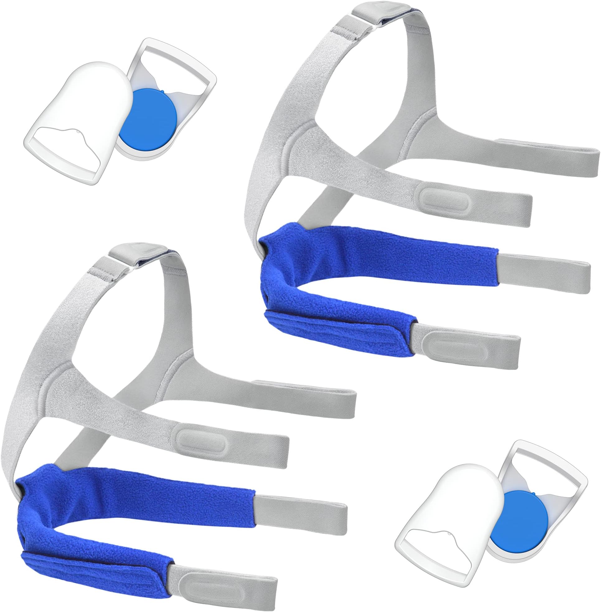 Amazon.com: 2Packs Replacement Headgear for Airfit F30 with Neck Pads and 2 Pair Clips, Headgear ...