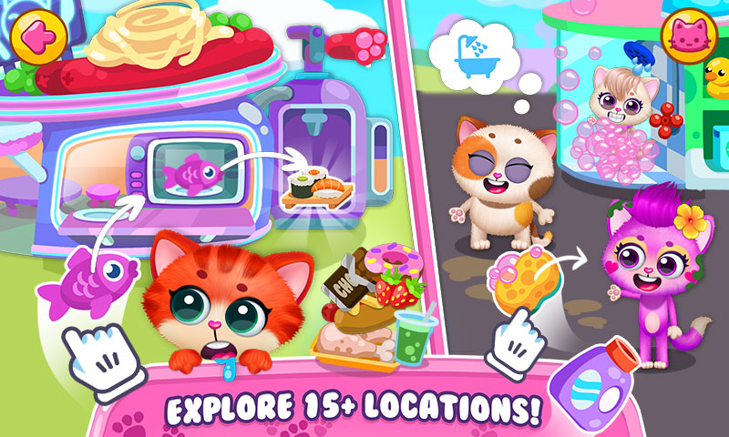 Aplicación Little Kitty Town - Collect Cats & Create Stories en Amazon ...