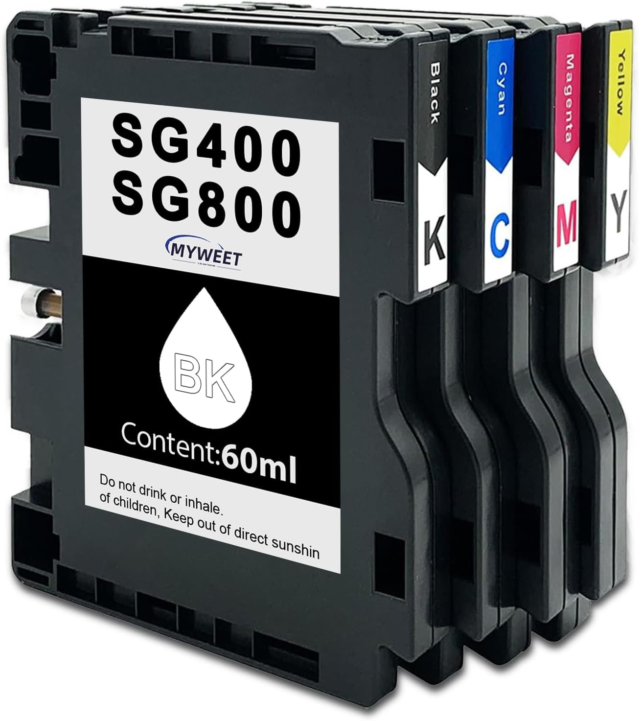 Amazon.com: MYWEET New SG400 SG800 Sublimation Ink Cartridge ...