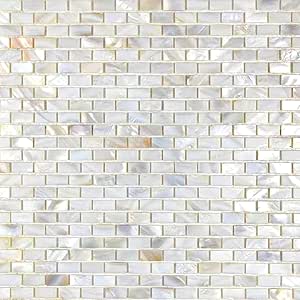 BKshells Shell Mosaic Tile Mother of Pearl Mosaic Tiles for Kitchen Backsplashes, Bathroom Walls ...