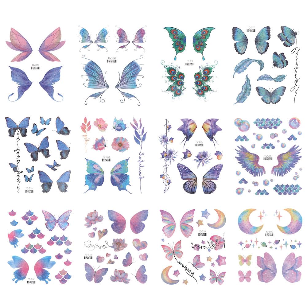 Butterfly Tattoos Designs On The Foot