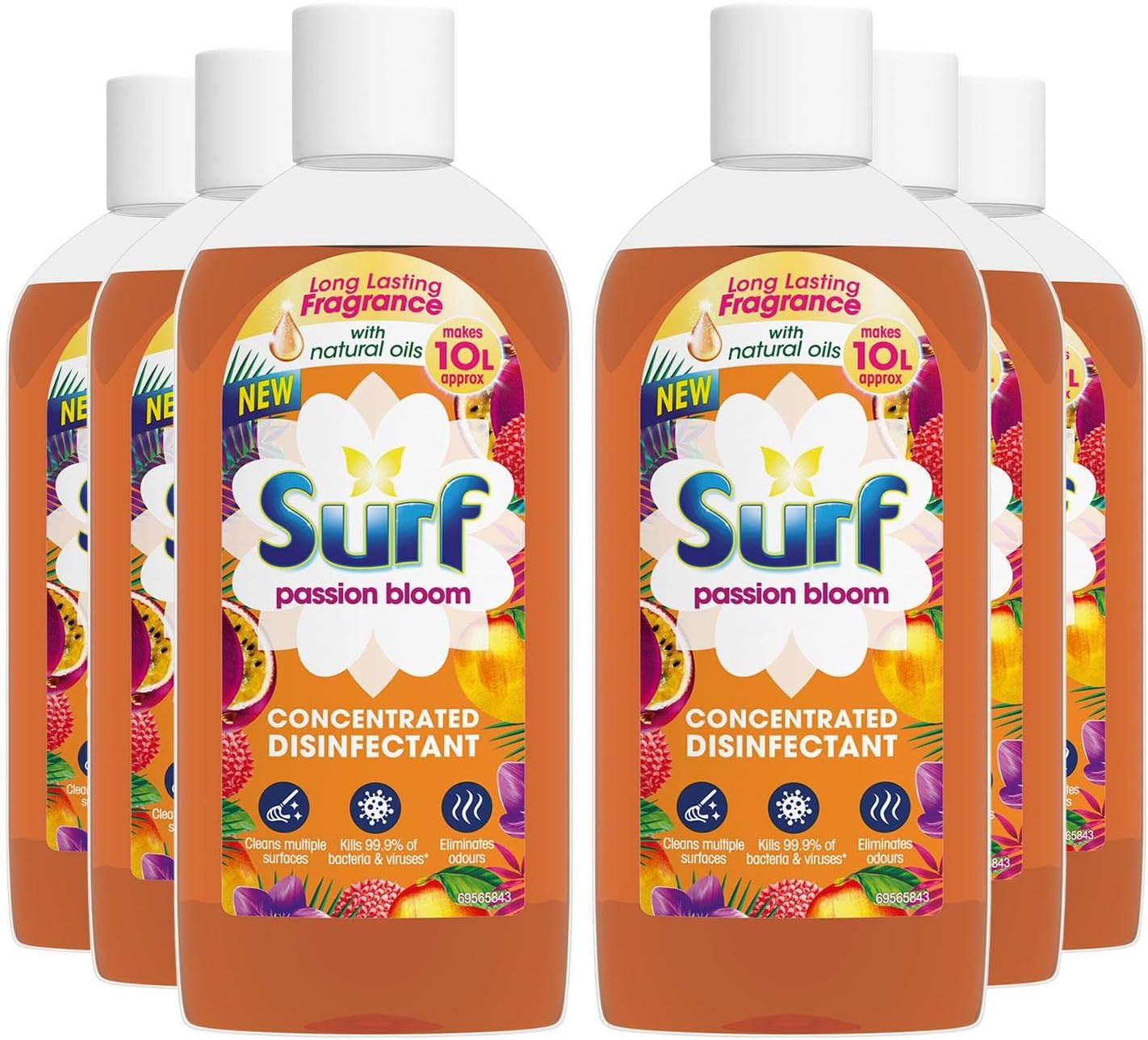 Surf Passion Bloom Concentrated Disinfectant All-Purpose Cleaner Long ...