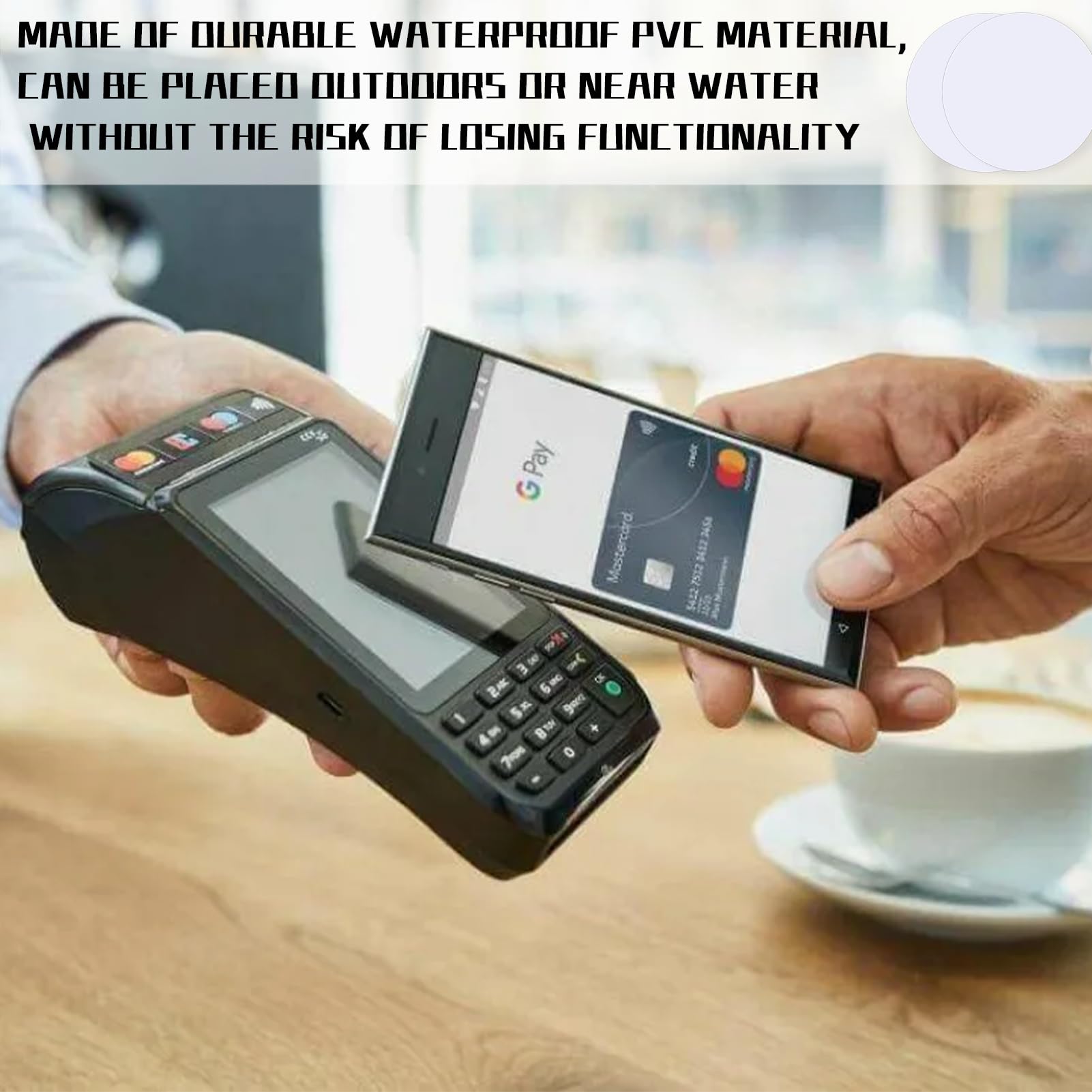 30Pcs PVC NFC Tags Waterproof Nft Tags Stick on Books Phones Walls Most ...