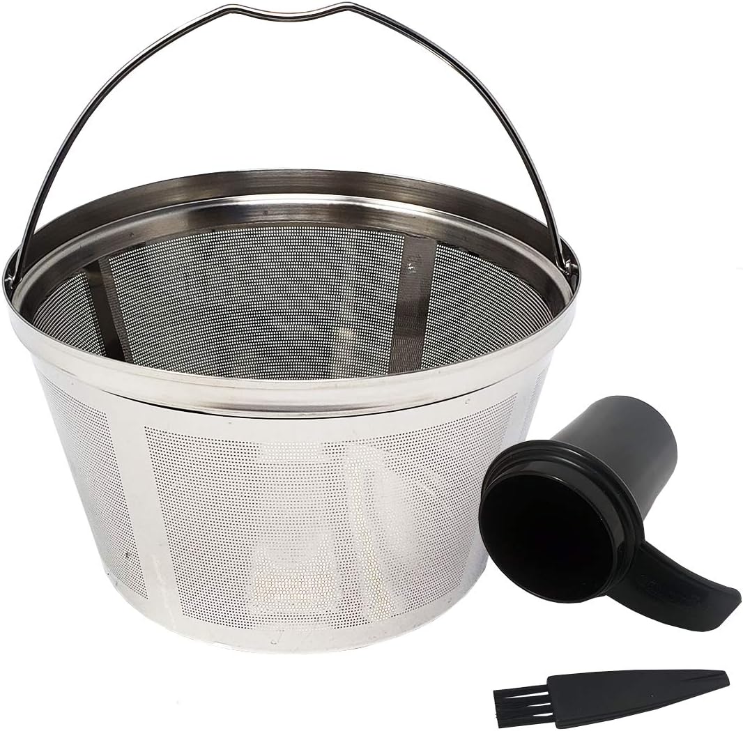Amazon.com: GOLDTONE Stainless Steel Coffee Filter - 8-12 Cup Basket ...
