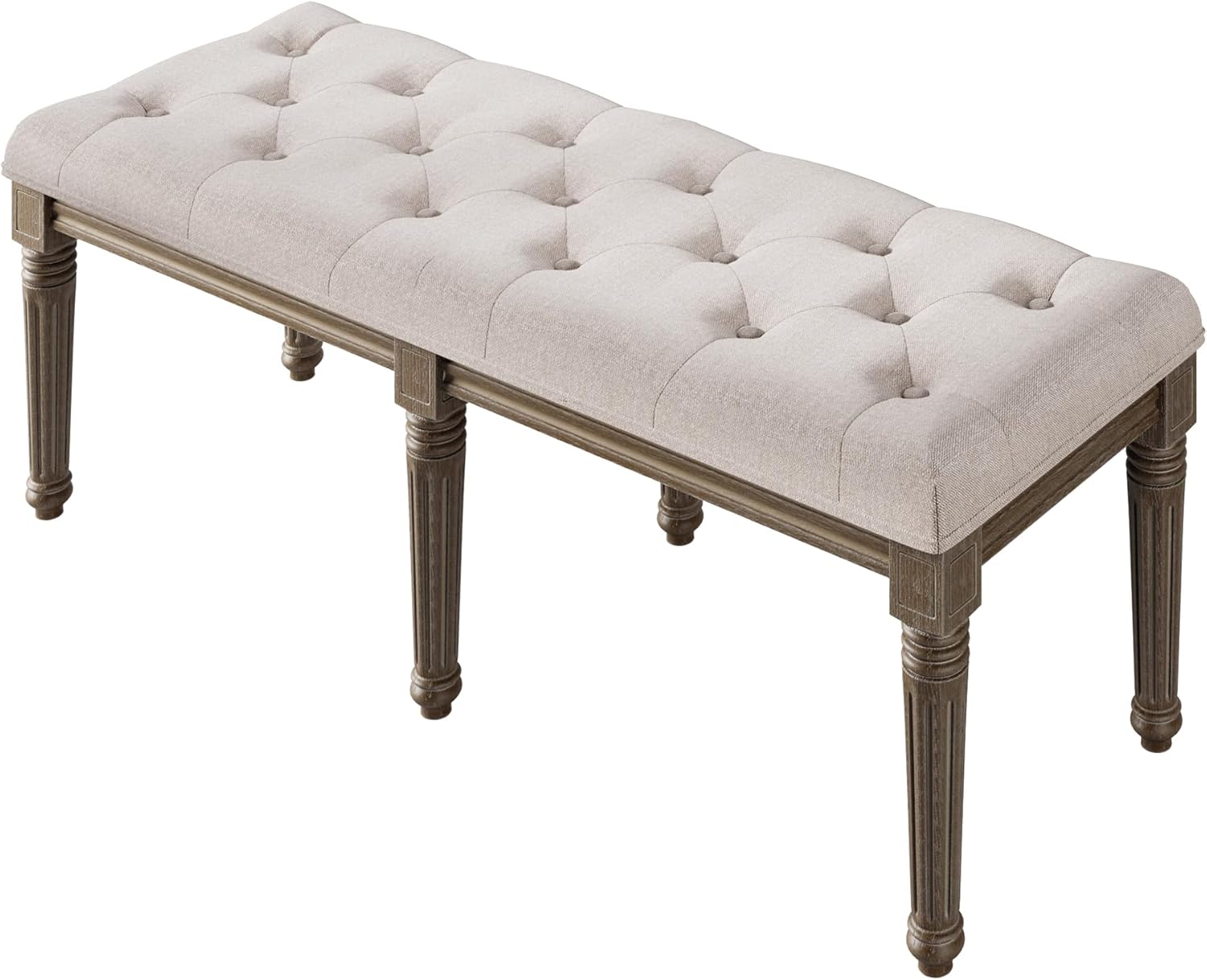 Amazon.com: GAOMON Bedroom Bench, French Vintage Tufted Entryway Bench ...
