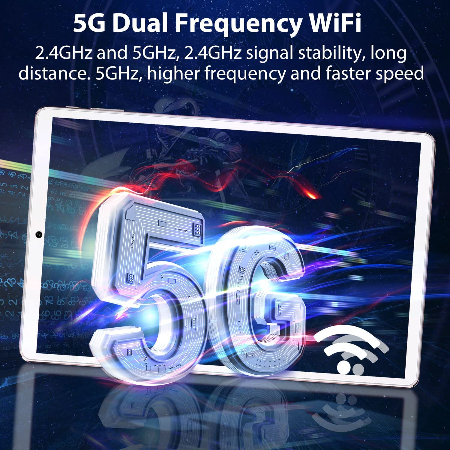 AOYODKG Tablet, 10.1 inch Android Tablet, 8GB+64GB (1TB Expand), 5G ...