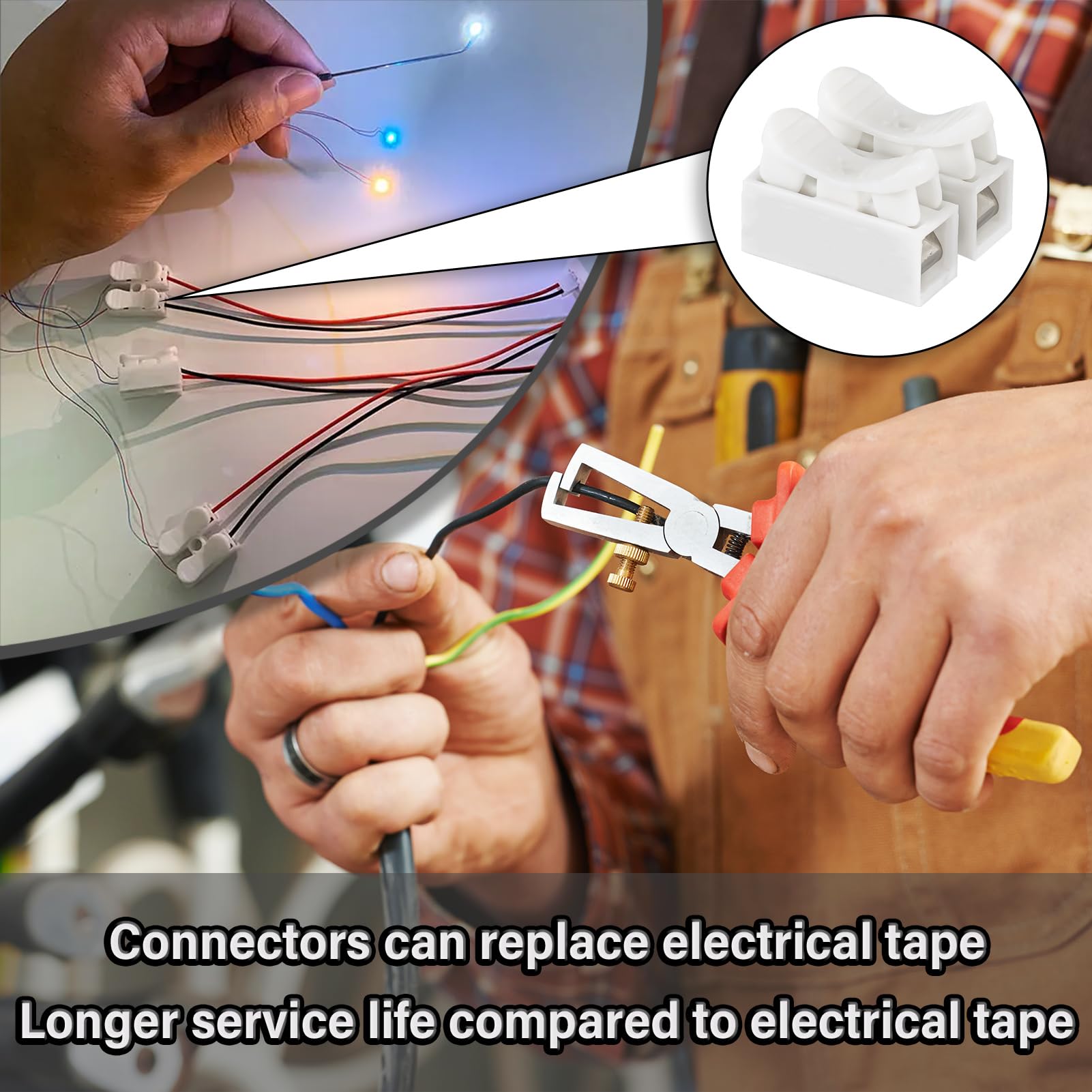 Snapklik.com : ALLECIN Push Quick Wire Cable Connector 2A 250V 2Pin ...