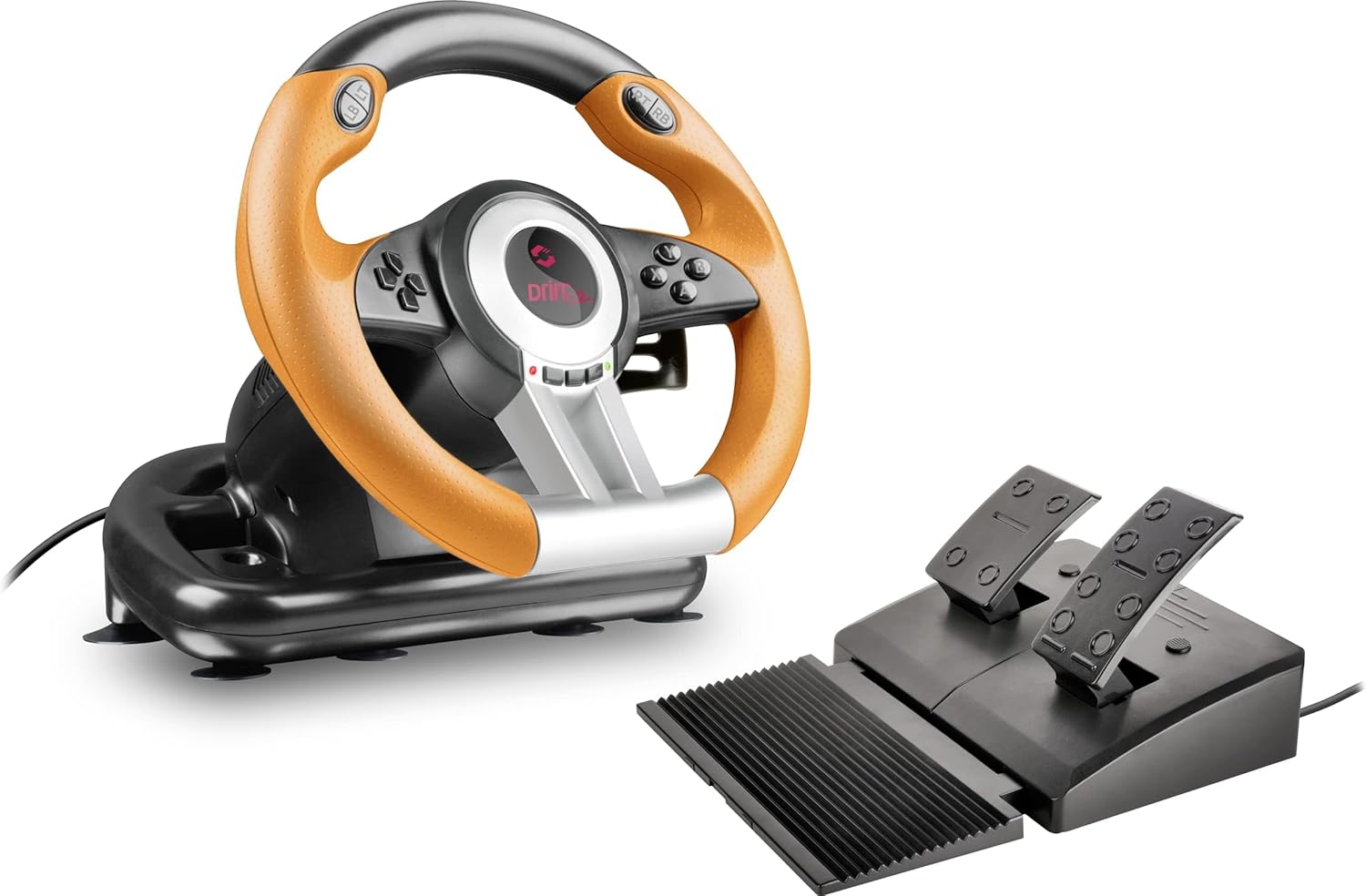Speedlink DRIFT O.Z. Racing Wheel - USB Gaming Steering Wheel for PC ...