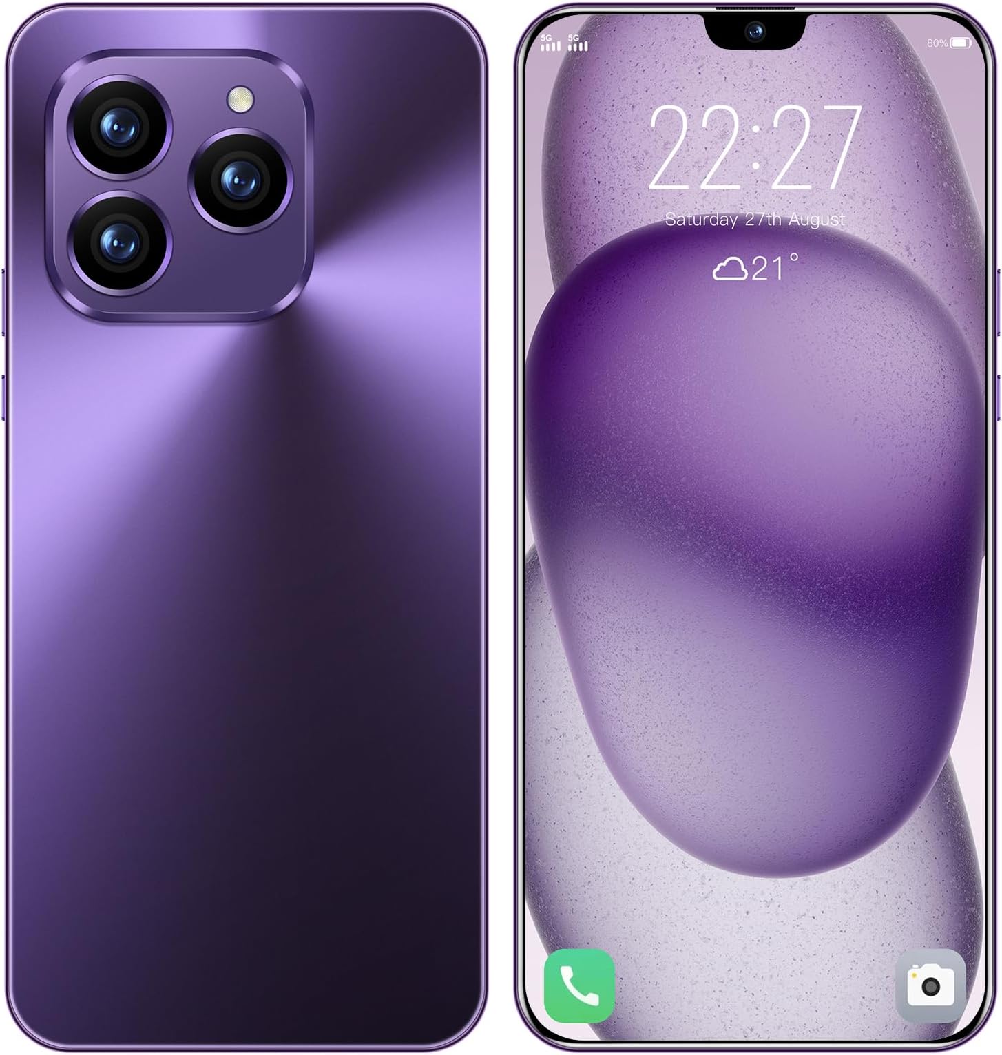 Amazon.com: I15 Max Unlocked Cell Phones 5G Android 13 Phone12GB+1TB ...