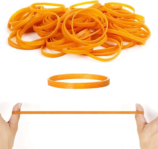 100 Pcs Large Elastic Bands 100x5mm Rubber Elastic Bands Strong Thick ...