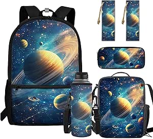 Amazon.com: ELEDIZI Space Galaxy Backpack for Boys Kids Backpack with ...