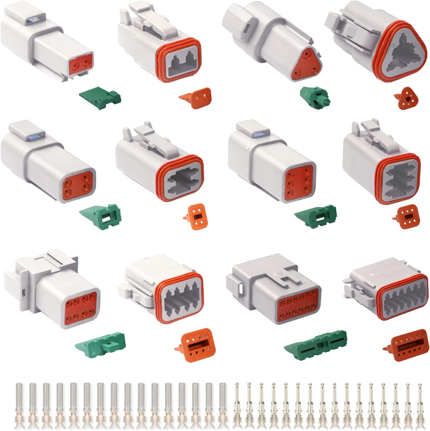Amazon.fr : Connecteur Automobile 2 Pôles 8 Sets Ensembles Connecteur ...