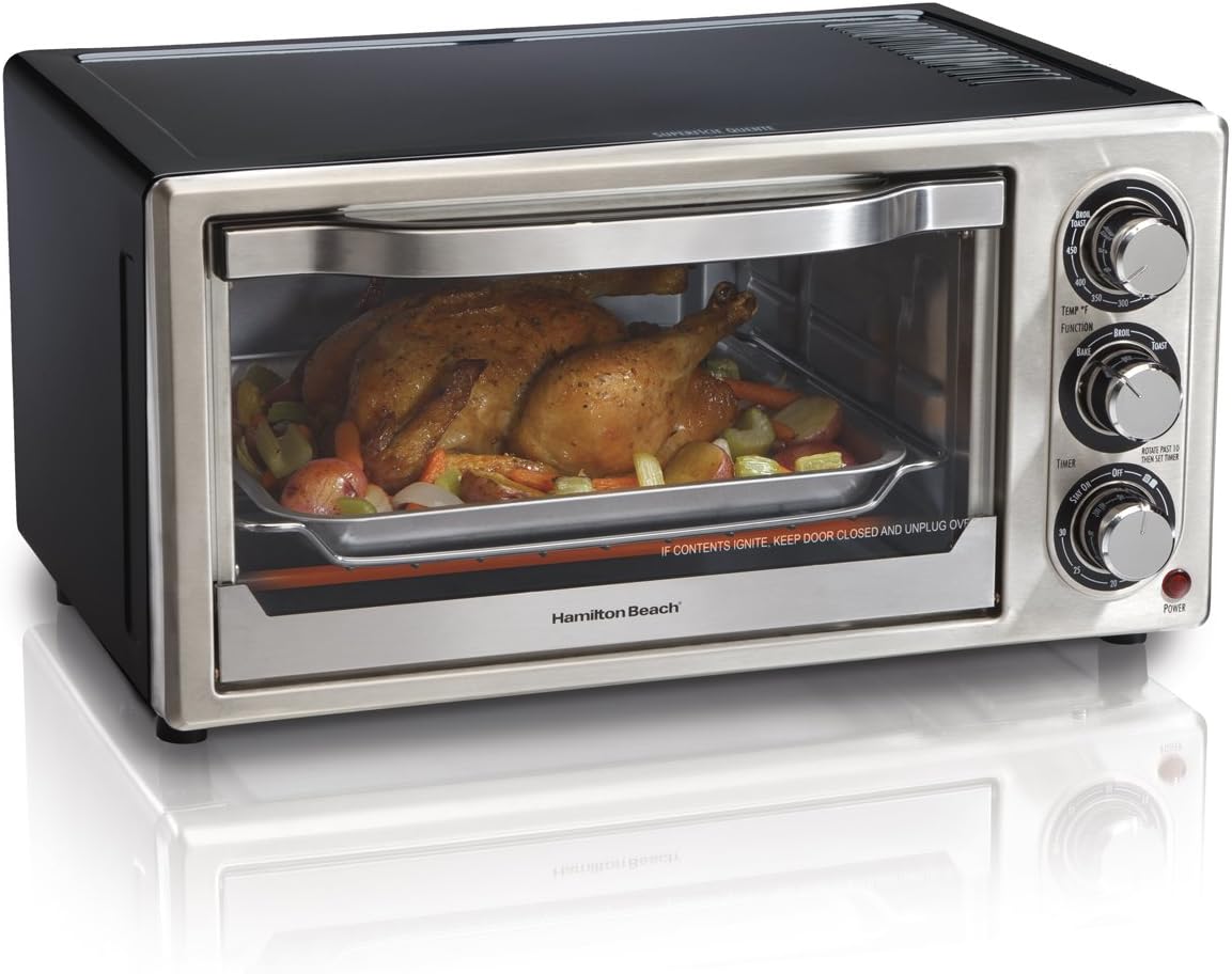 Amazon.com: Hamilton Beach 31510 6-Slice Toaster Oven: Home & Kitchen