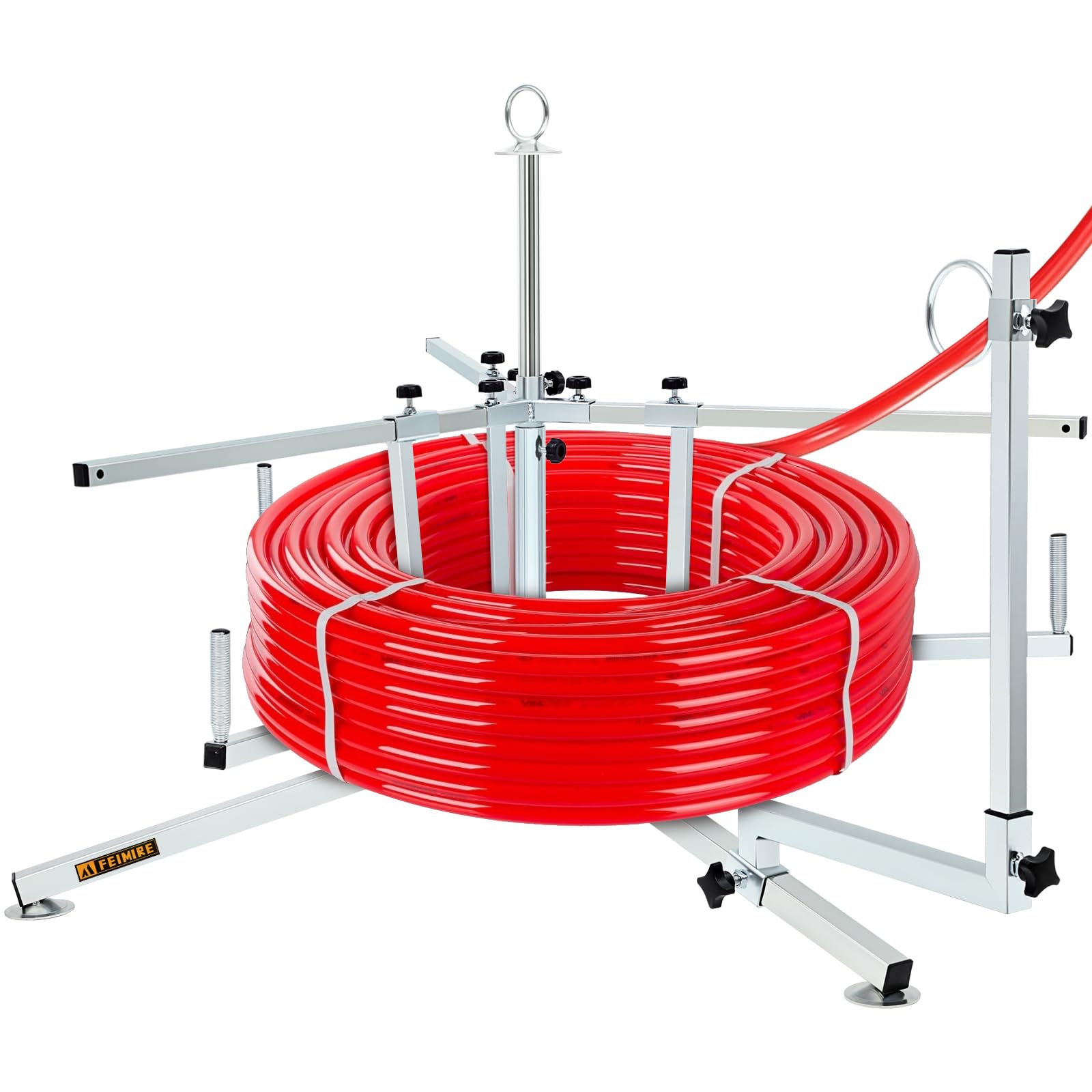 Amazon.com: Heavy Duty PEX Pipe Decoiler, Multi-function Foldable pipe ...