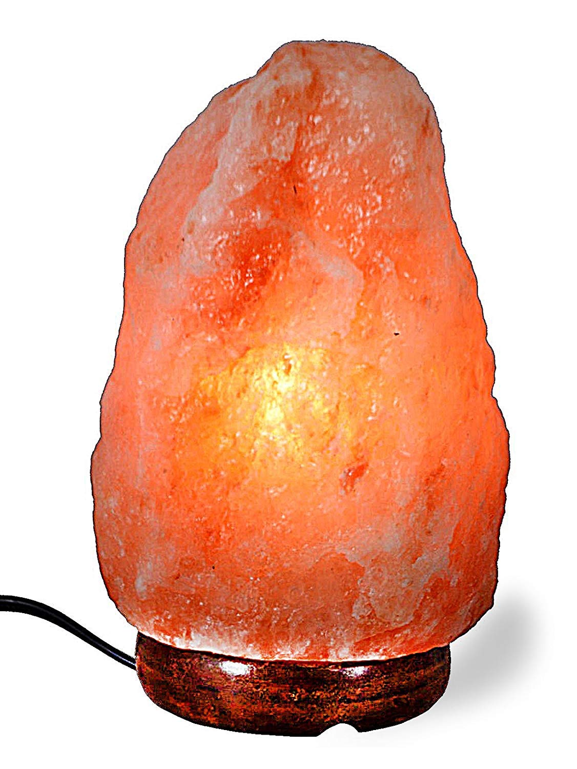 CrystalGeode® Natural Himalayan Crystal Salt Lamp 3-5kg - lead and 15w ...
