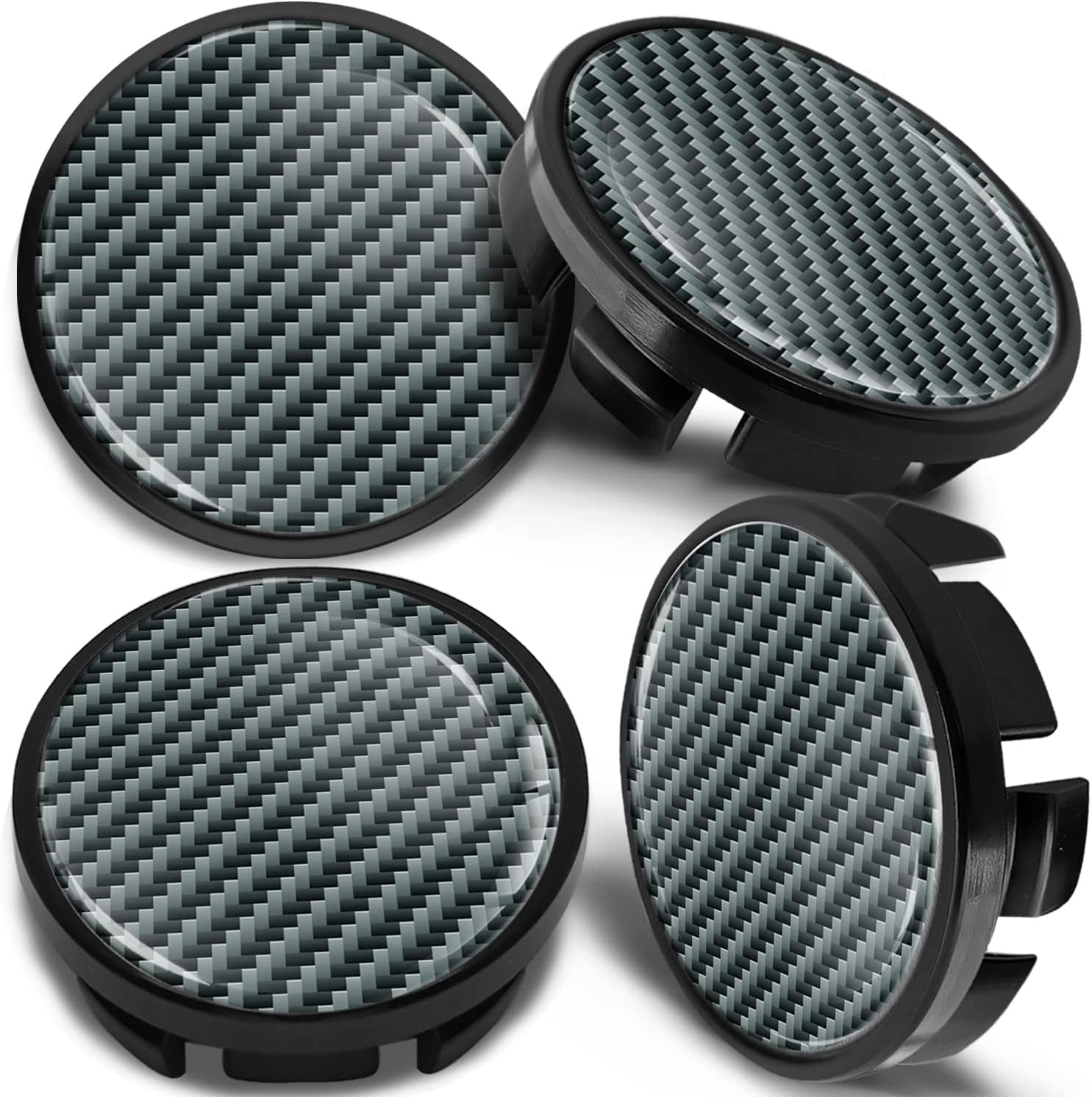 Amazon.com: Biomar Labs® 4 x 65mm Wheel Centre Alloy Hub Center Caps ...