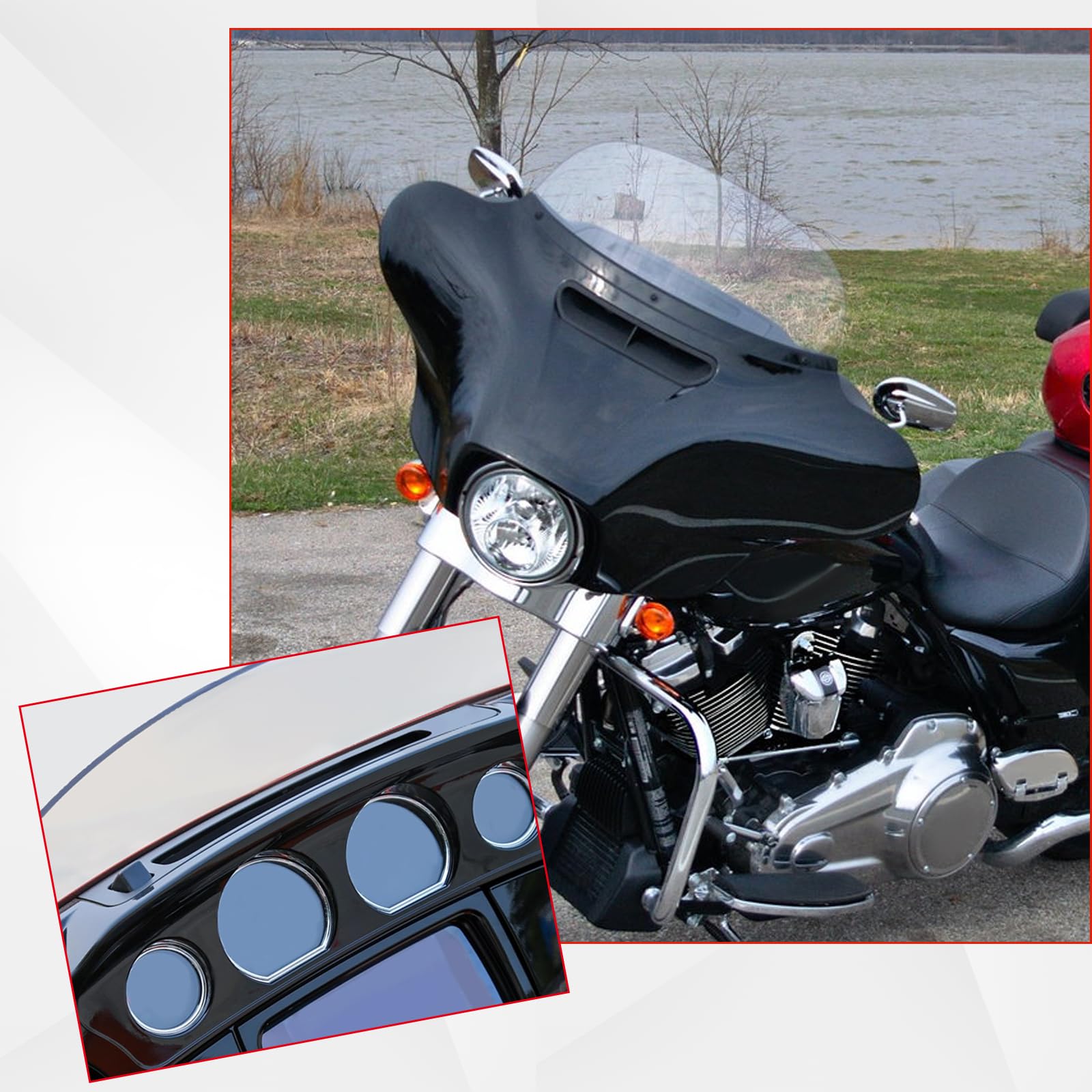 Batwing Fairing Assembly Memphis Shades Batwing Fairing Mounting Kit