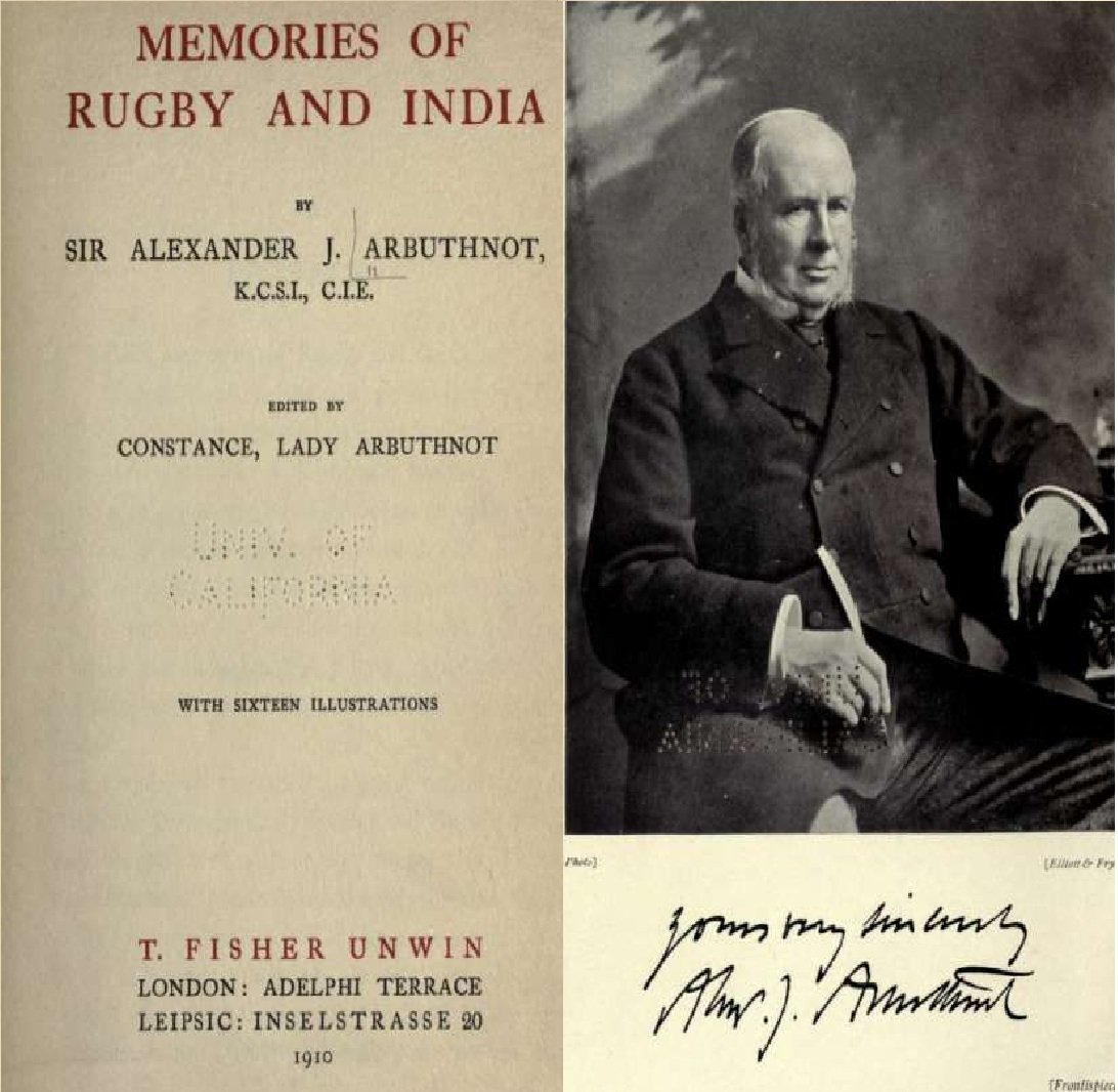 Amazon.com: Memories of Rugby and India eBook : Alexander John ...