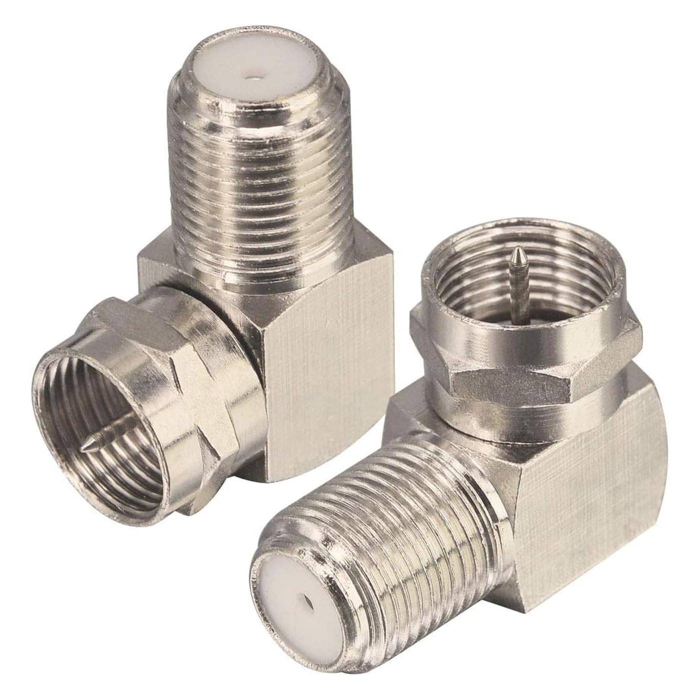 Amazon.com: Coaxial Cable ，Right Angle Connector F Type Female to Male ...