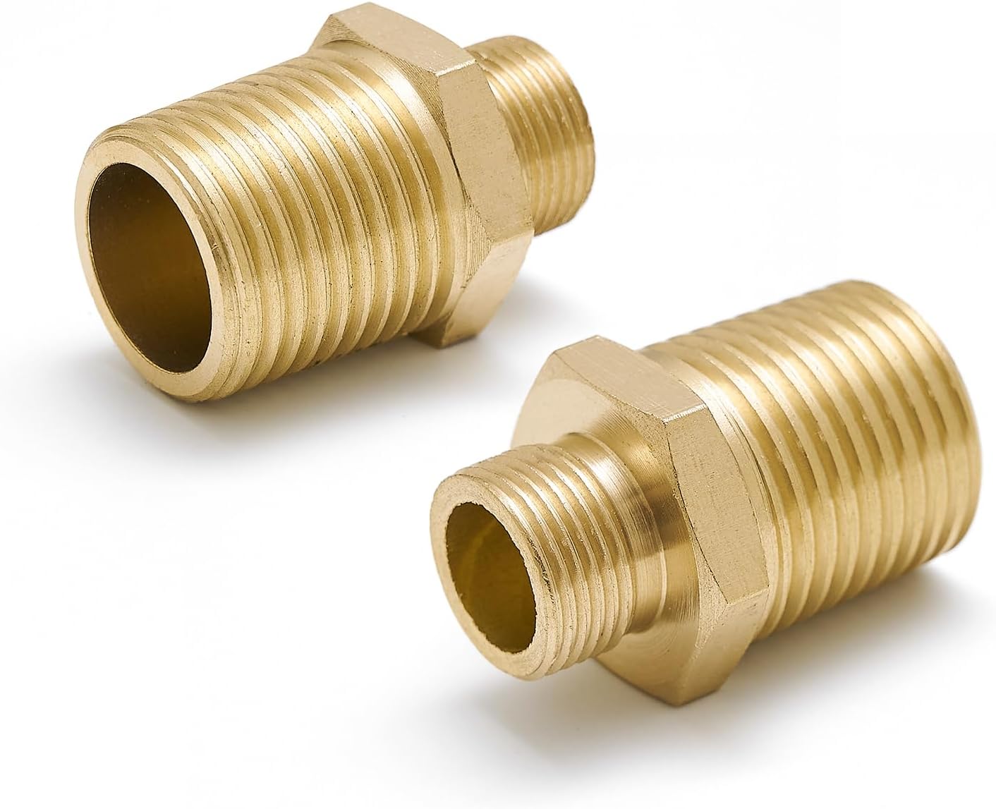 Amazon.com: Kroias Water Hose G 3/8 Male to G 1/2 Male Reducer Adapter ...