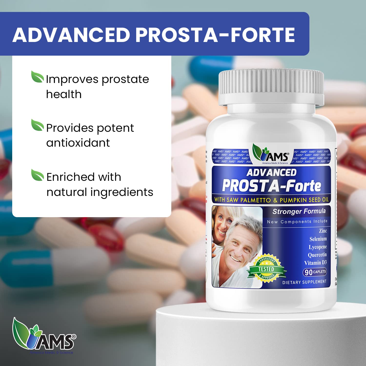 America Medic & Science Advanced Prosta-Forte (90 Comprimidos ...