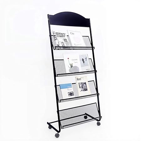 Amazon.com: GENMO Floor-Standing Magazine Rack Information Rack Storage ...