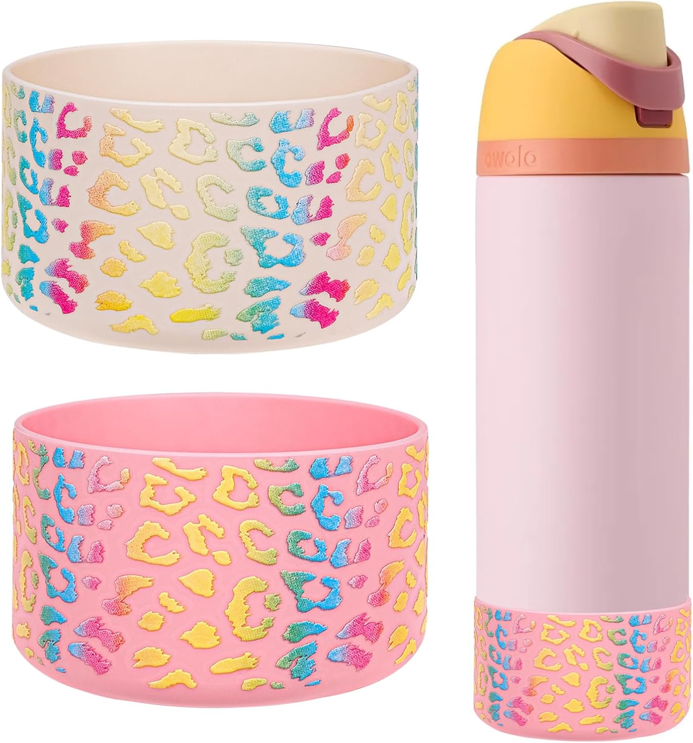 Amazon.com: WK IEASON 2Pcs Silicone Water Bottle Boot for Owala 40oz ...