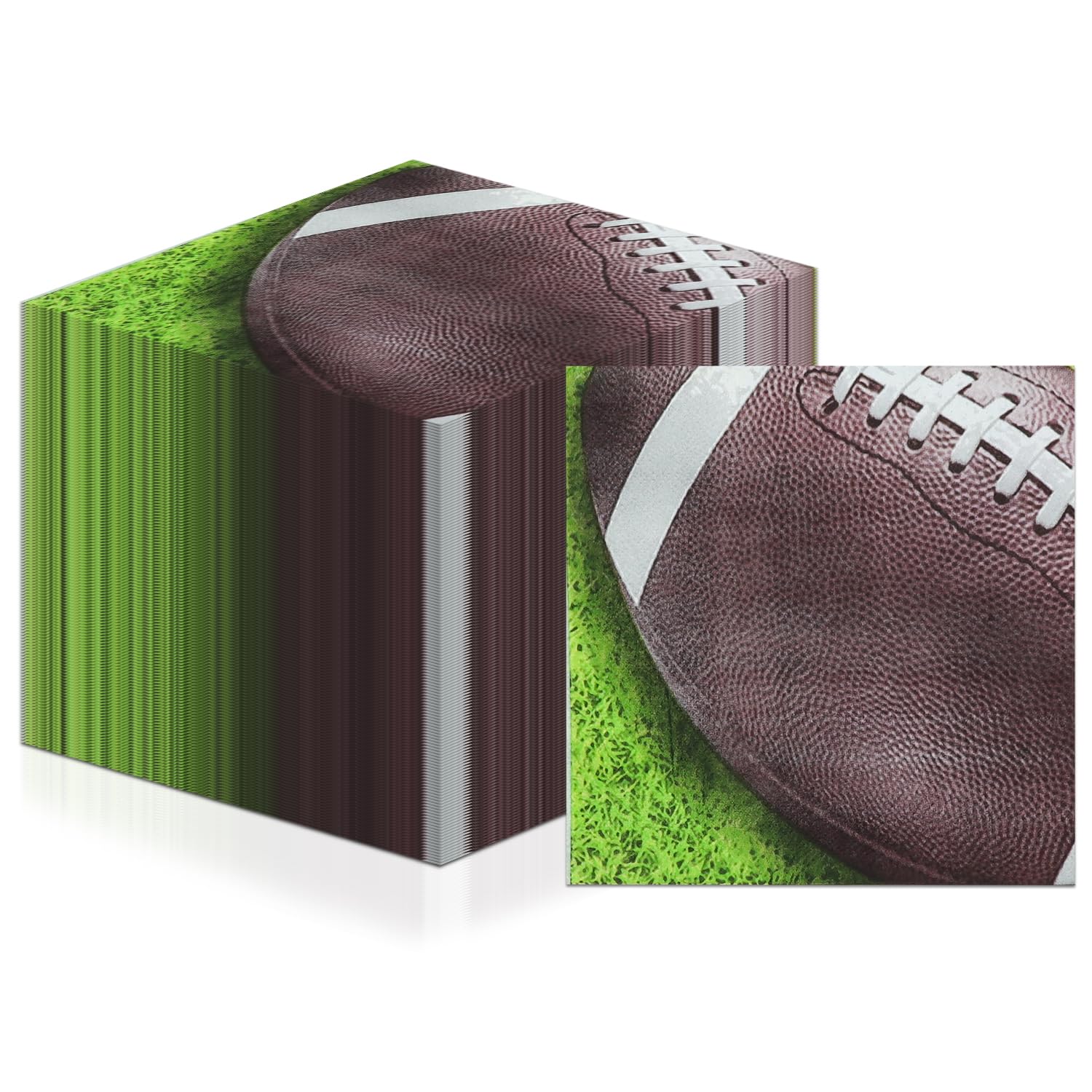 Amazon.com: Football Party Decorations, 100 Pcs Football Napkins Paper ...