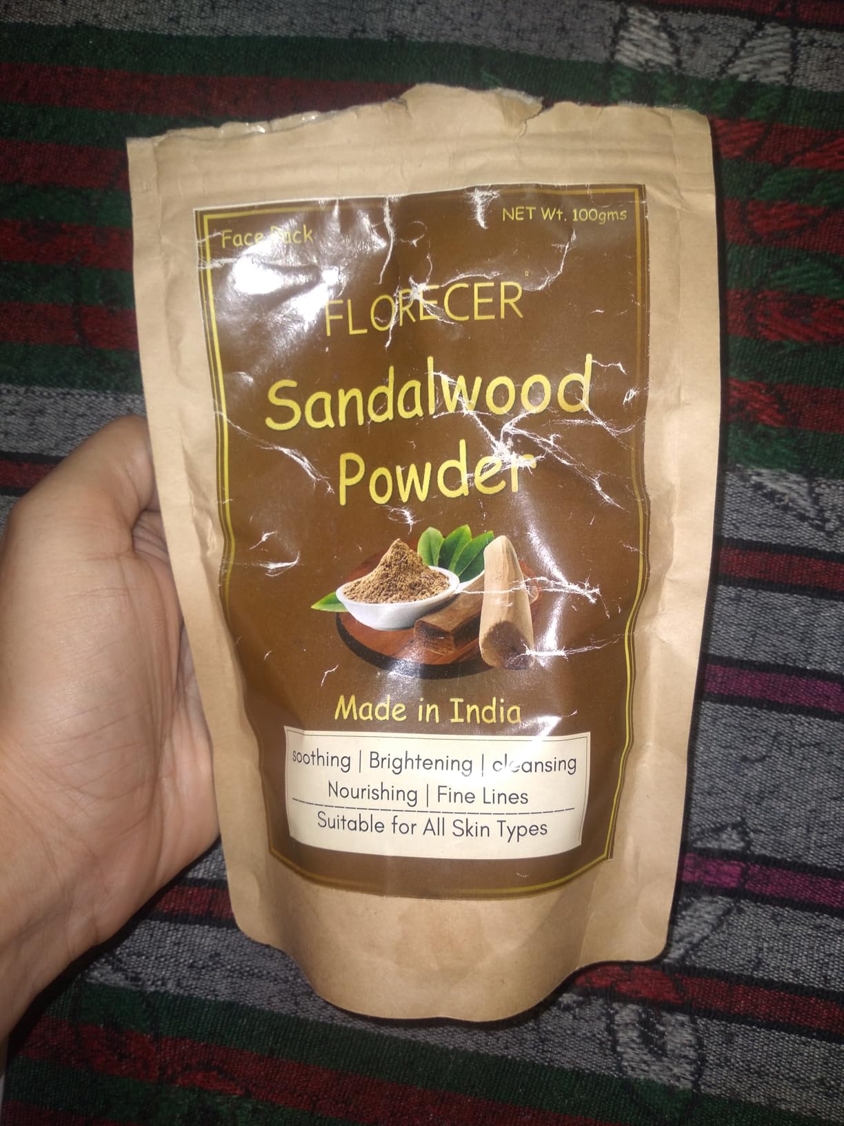 Florecer Sandalwood Powder For Face Pack| Pure And Natural | Organic ...