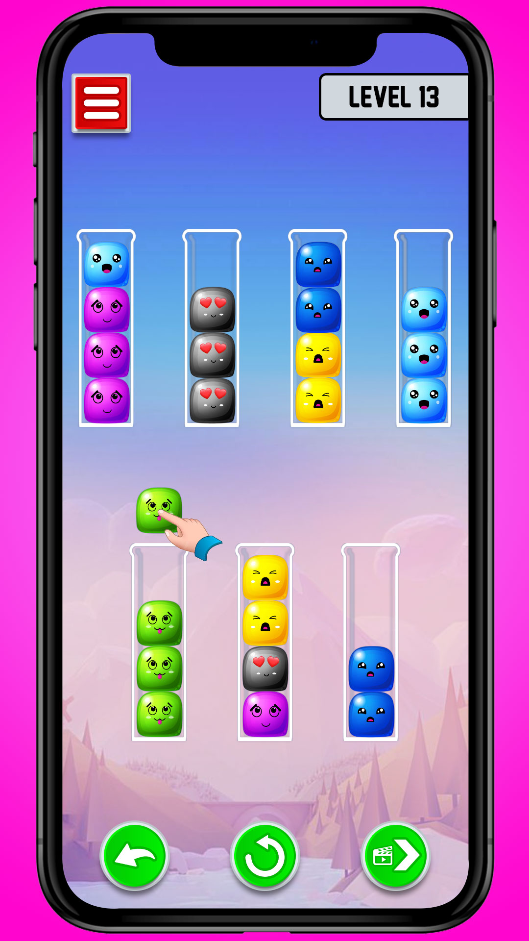 Jelly Emoji Sort Puzzle Master: Color Sort Puzzle ASMR Sorting Puzzle ...