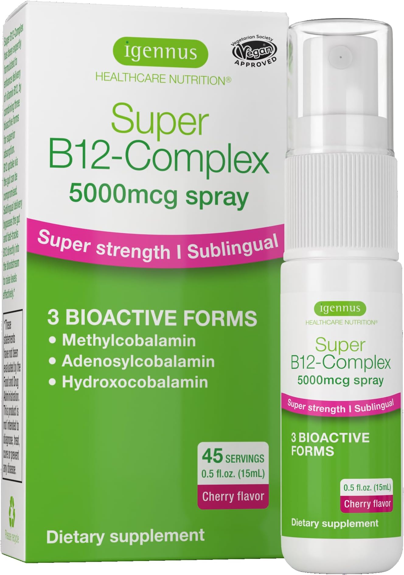 Amazon.com: WALPAR B12 Vitamin Spray (60 Doses) - 1200 Methylcobalamin ...
