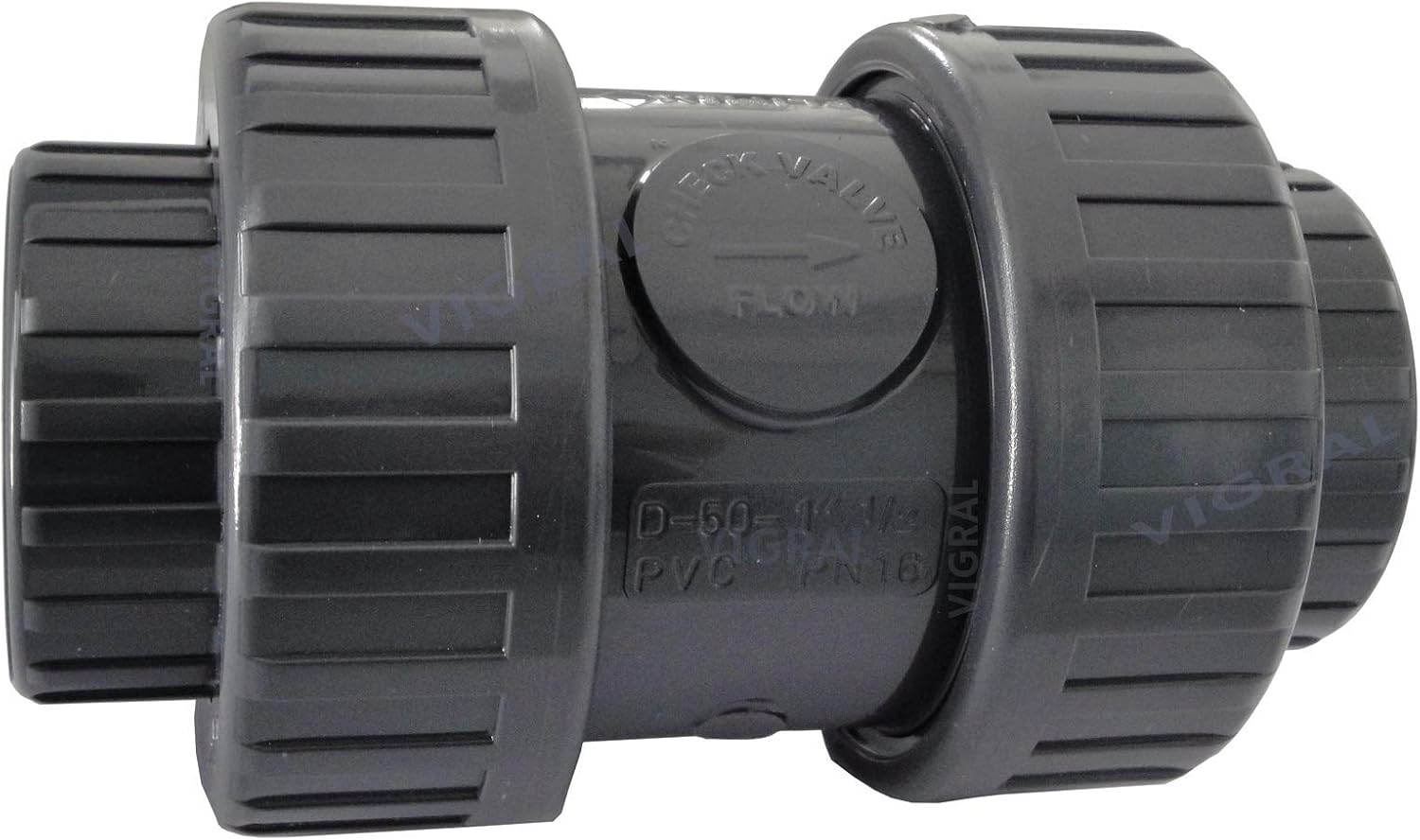 Plimat PVC Conical Check Valve Diameter 40 mm Spring Loaded Adhesive ...