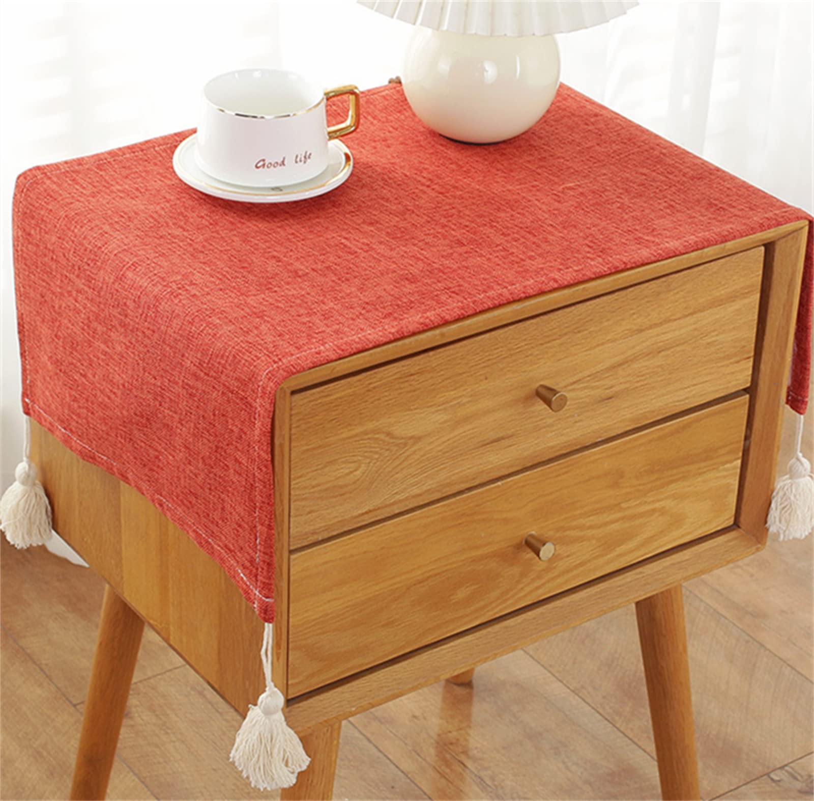 Amazon.com: Utobanh Bedside Table Cover Cloth Tablecloth, Non-Slip ...