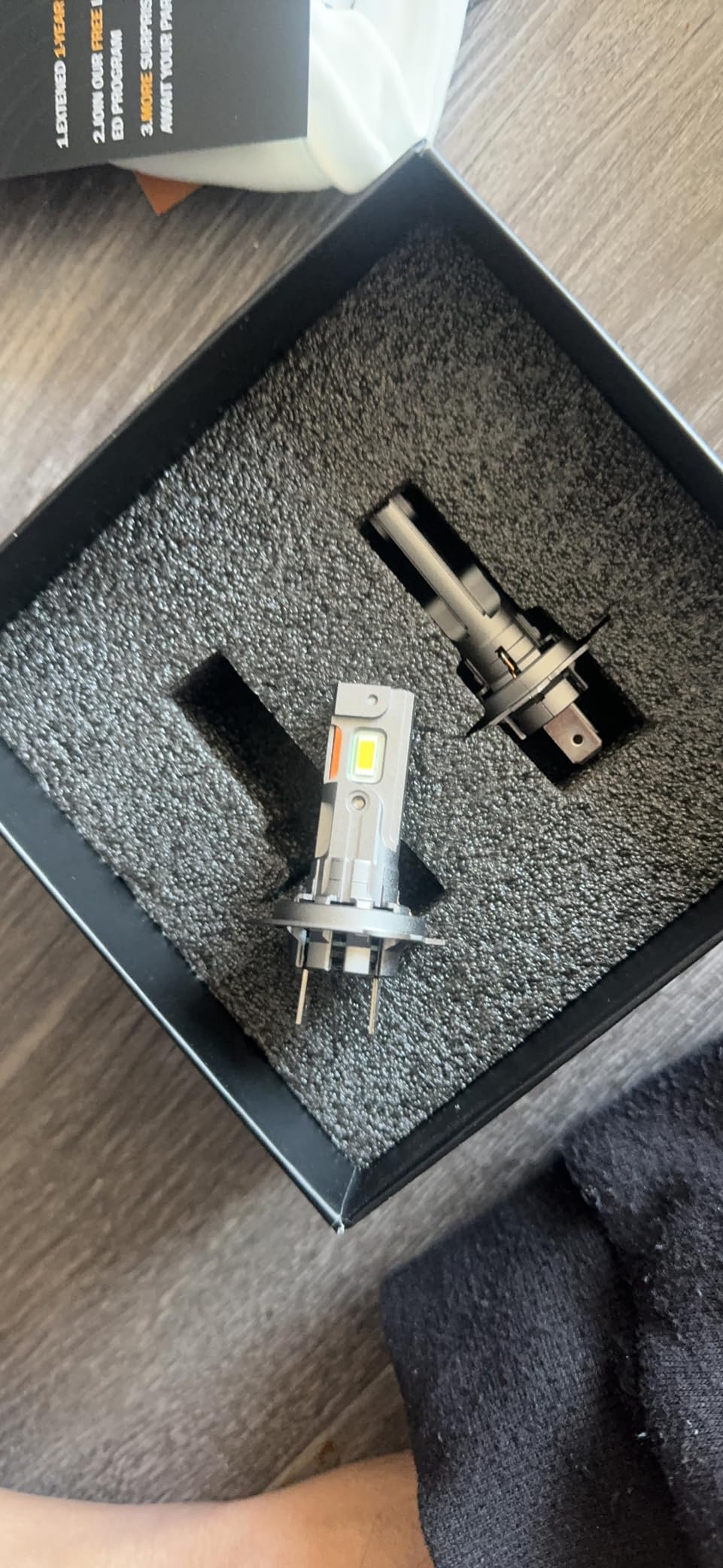 Fahren Termitor 2024 Upgraded H7 LED Headlight Bulbs, 30000LM 800% ...